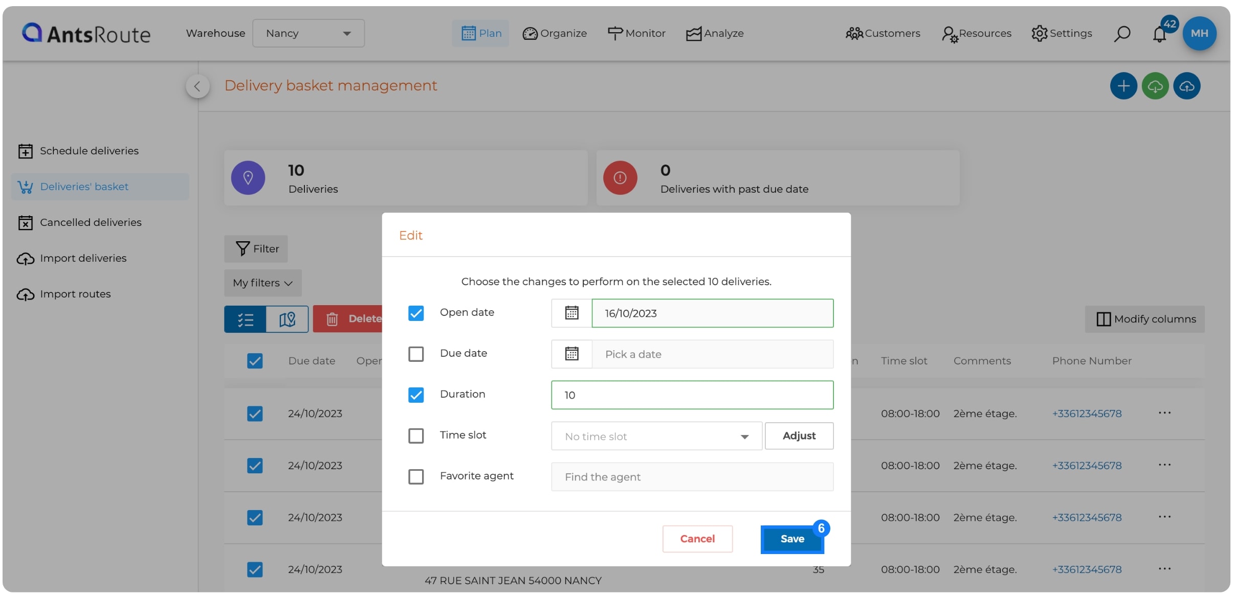 Plan work orders over several days – Help center