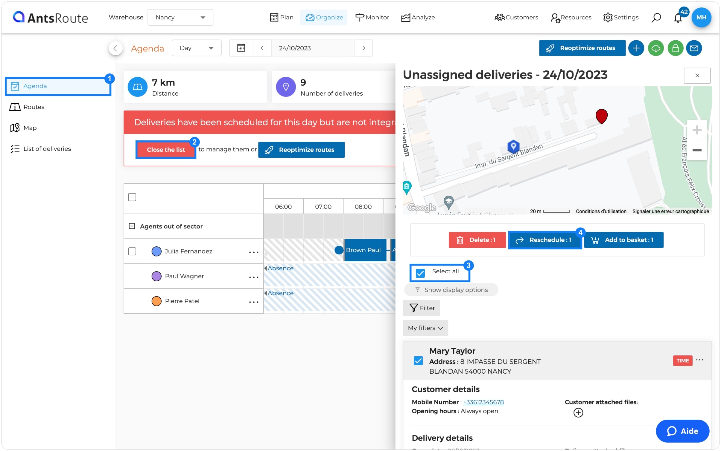 Plan work orders over several days – Help center
