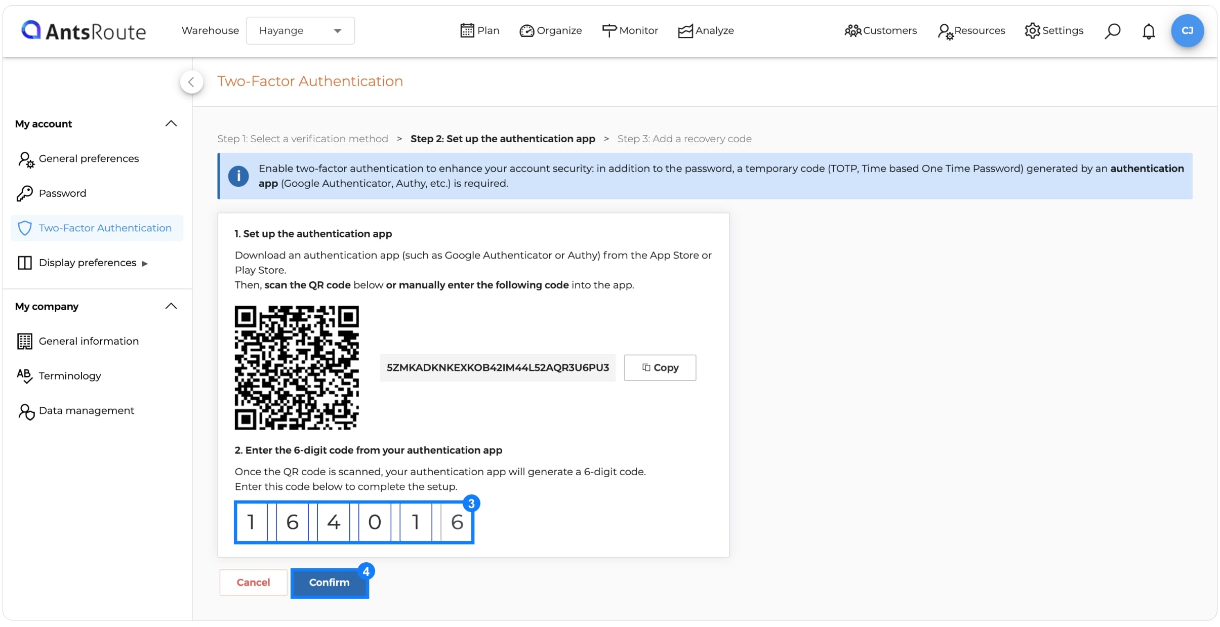 Enable Two-Factor Authentication (2FA) – Help center